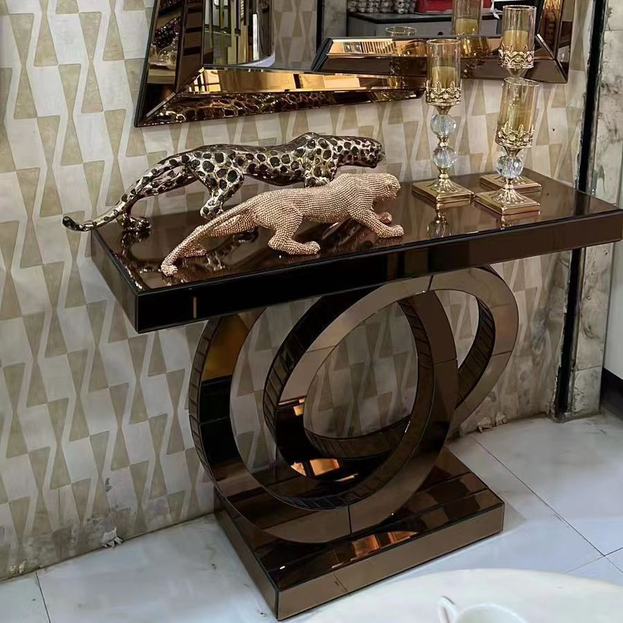 interior design glass metal console table | Bestsuppliers.com