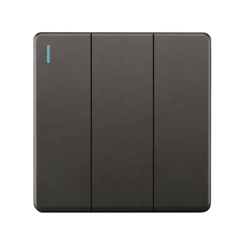 Wall Switch And Socket UK Standard Modern Grey Large Panel 4 Gang 1 Way ... Wall Switch And Socket UK Standard Modern Grey Large Panel 4 Gang 1 Way ...