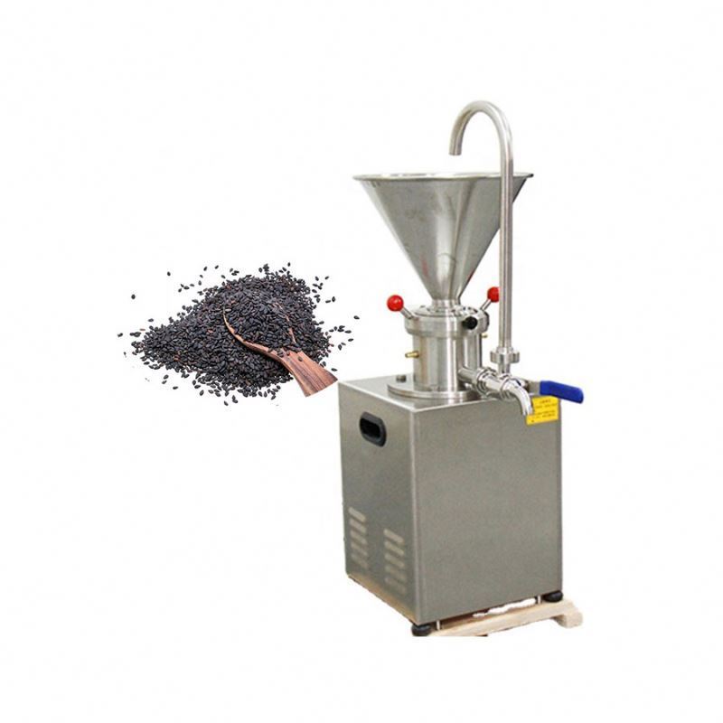 Pepper Sauce Grinder Silver Maker 50kg/H Peanut Butter Line Horizontal ...