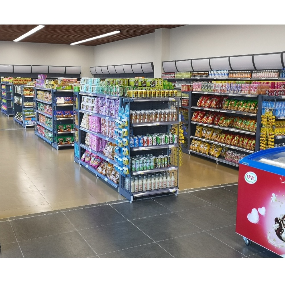 supermarket shelves store display racks gandola shelf shop shelving ...