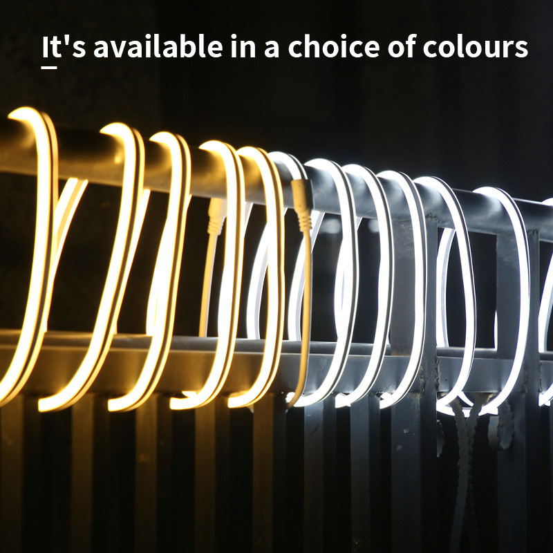 Cuttable LED Neon Flex IP68 RGB 5050 Solar Powered Replacement Neon ...