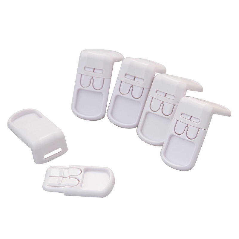 Child Safety Cabinet & Frid Lock Right Angle Plastic Baby Proof Freezer ...