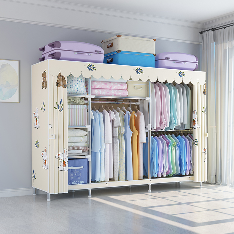 Canvas clothes wardrobe store