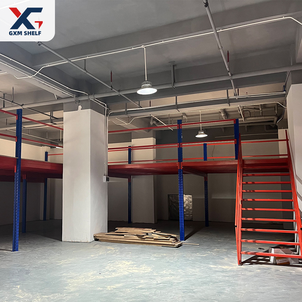 Industrial steel factory warehouse heavy duty QS3516 mezzanine platform ...