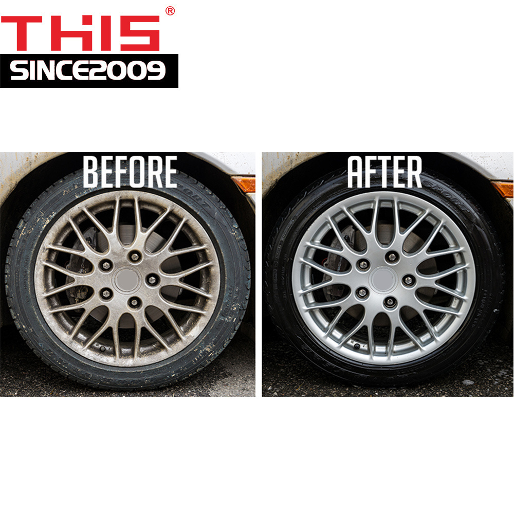 private label scrubbing wheel and tire cleaner no. car oto rim cleaner ...
