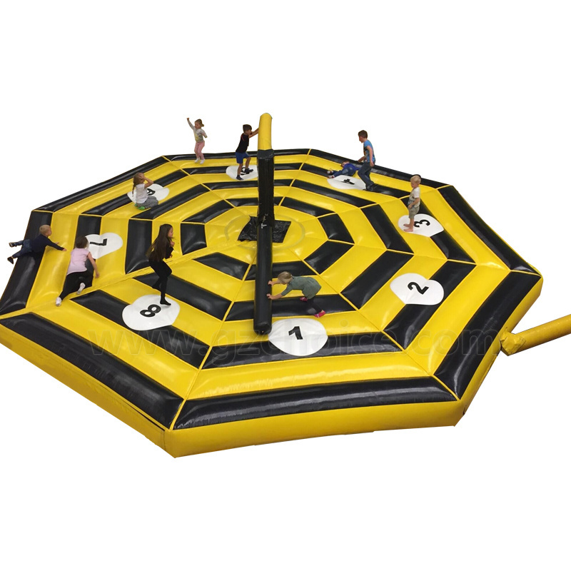 China Popular Commercial Kids and Adult Sweeper Inflatable Sports Game ...