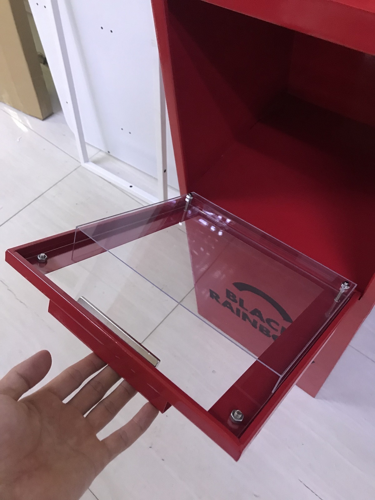 Customization Outdoor Magazine Newspaper Metal Display Rack Holder Post ...