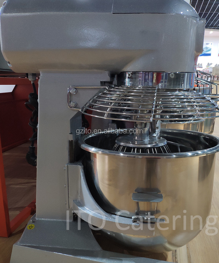 Bakery Bread Shop 20liters Planetary Pizza Flour Spiral Dough Mixer 20l ...