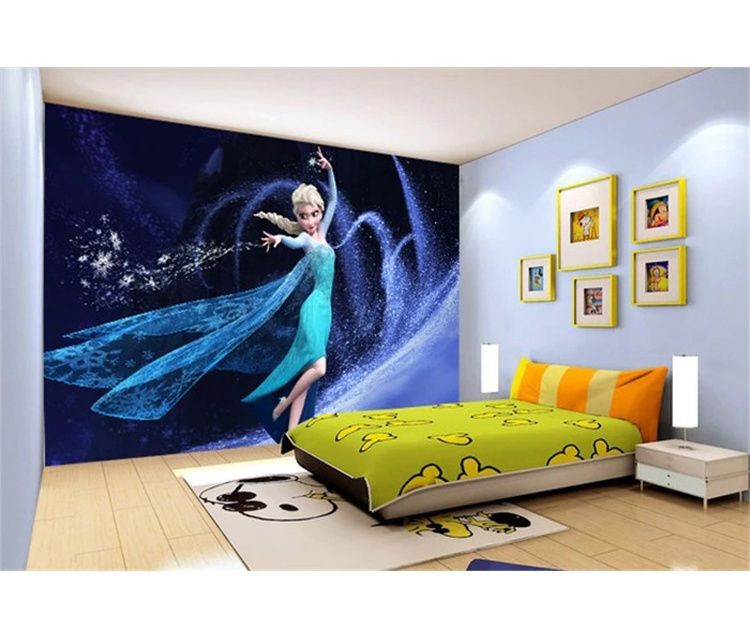 Frozen movie Aisha princess design blue snow custom 3d wallpapers ...