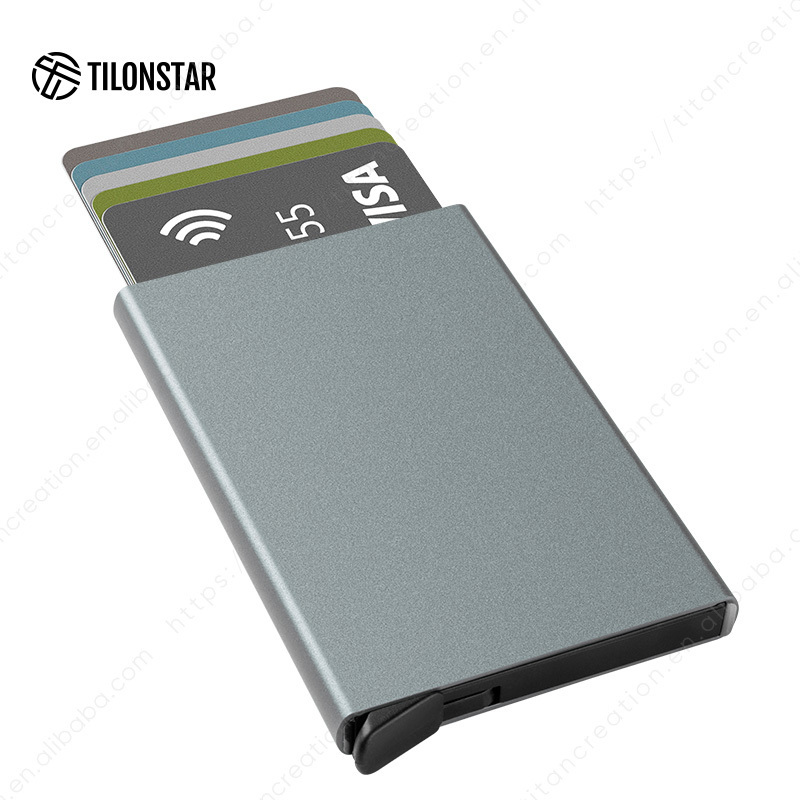 Customized Credit Card Holder Wallet Business Compact Lightweight ...