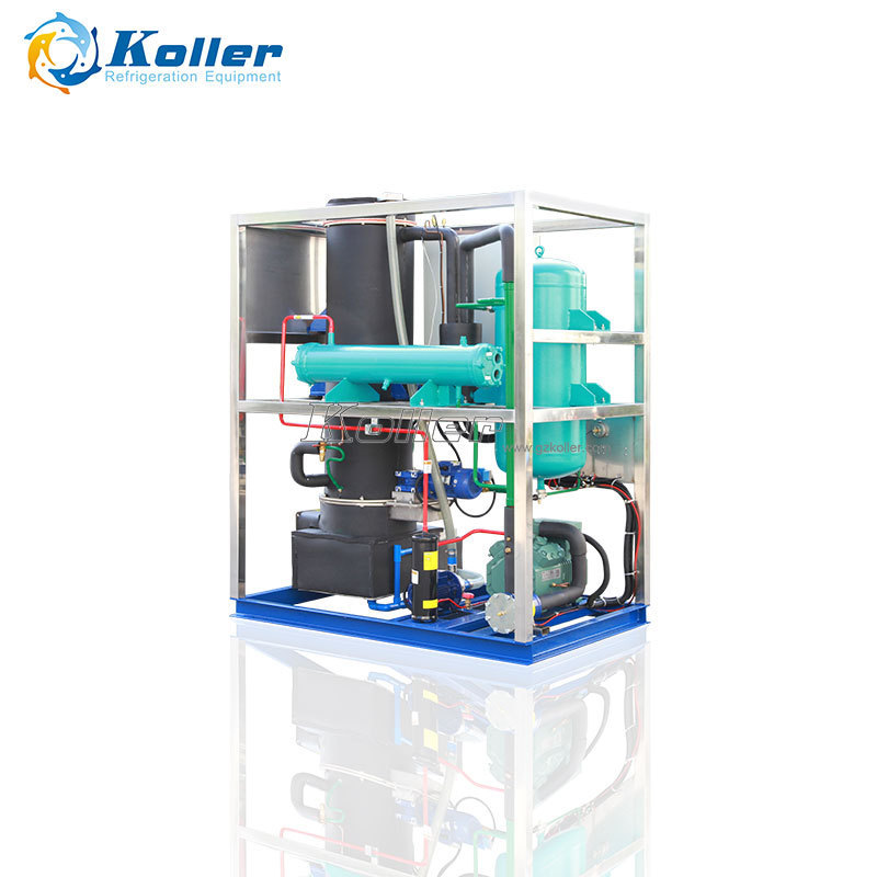 1Ton Solid Tube Ice Machines Saw Cut Model Industrial Ice Maker for bar ...