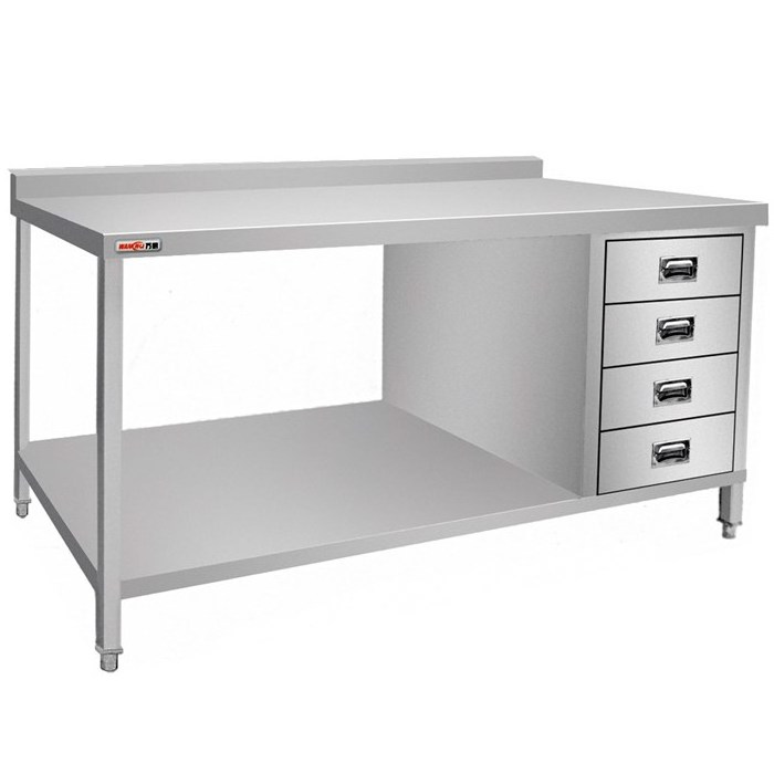 Restaurant Kitchen Food Prepare Table with Drawers Stainless Steel ...