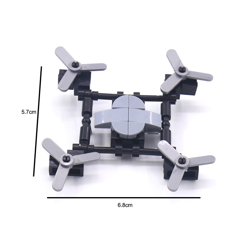 MOC DY Mini Air Vehicle Four Axis Drones No Function War Military City ...