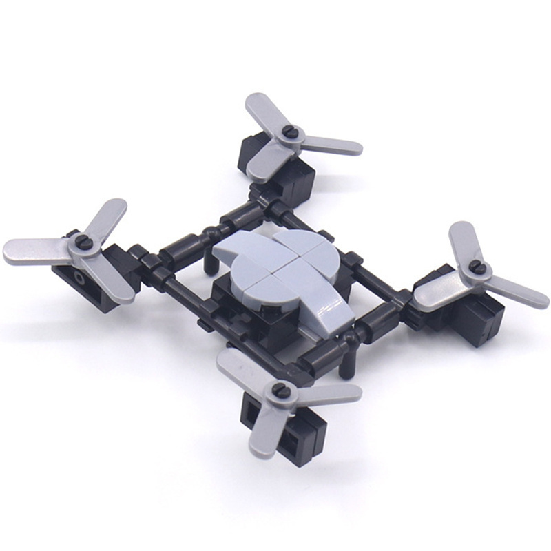 MOC DY Mini Air Vehicle Four Axis Drones No Function War Military City ...