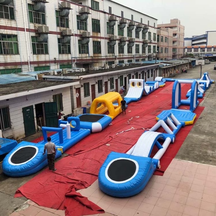 Inflatable water park Water Inflatable Obstacle game inflatable ...