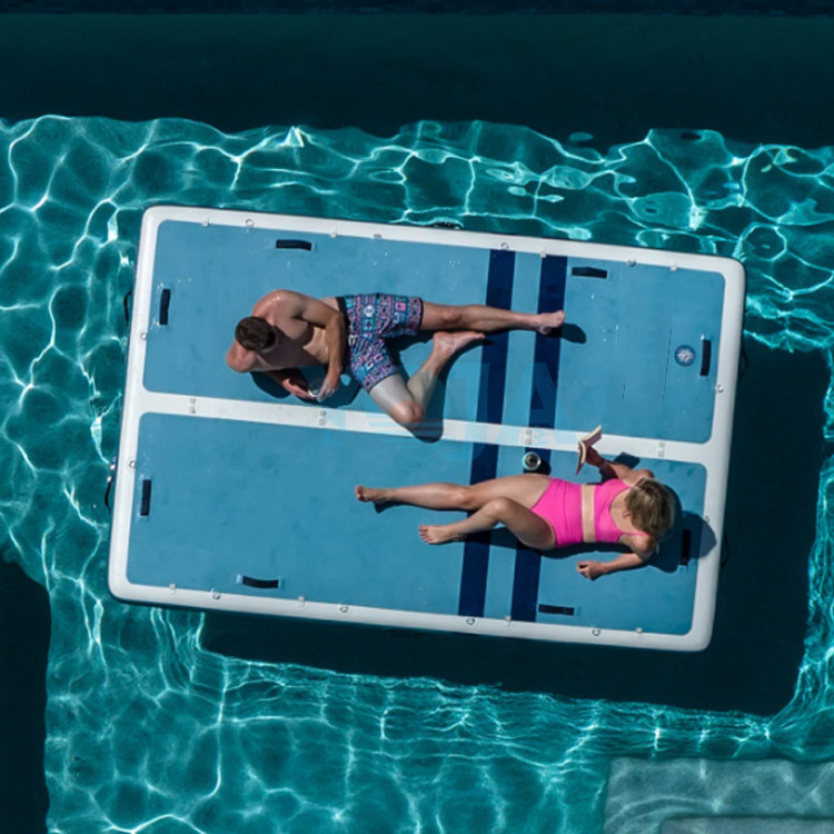 Inflatable Base Camp Dock For Pool Inflatable Floating Dock Inflatable ...