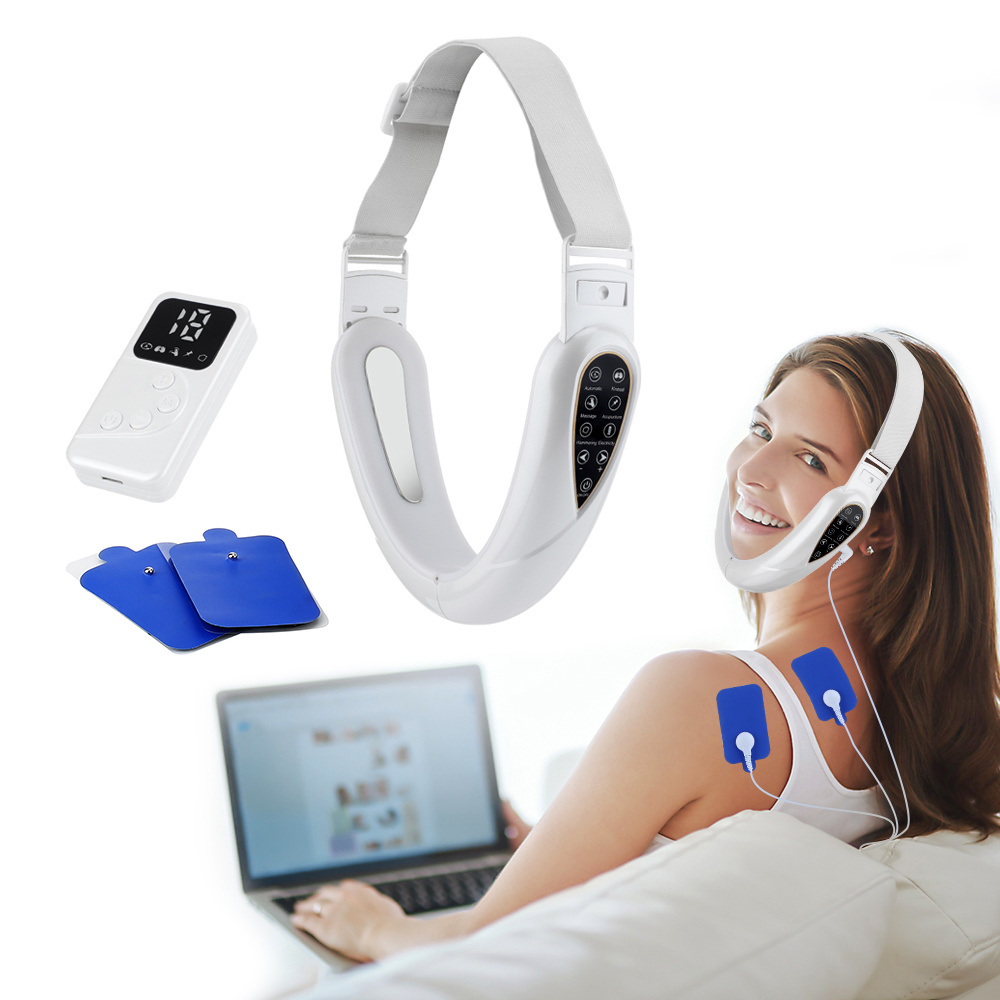 Microcurrent Face Shaper Double Chin Slimming Beauty Device V Shape ...