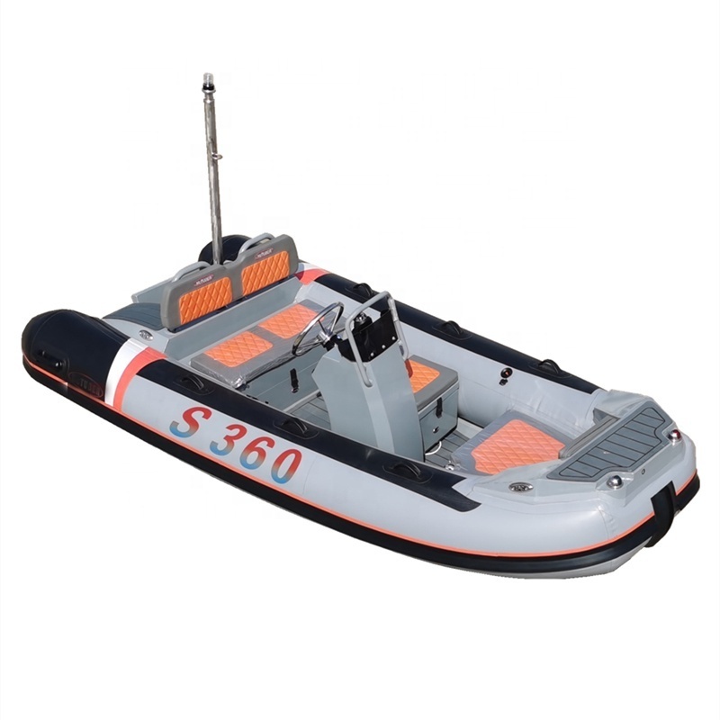 11.8feet RIB360 3.6M rigid hull inflatable boat sailing boat aluminum ...
