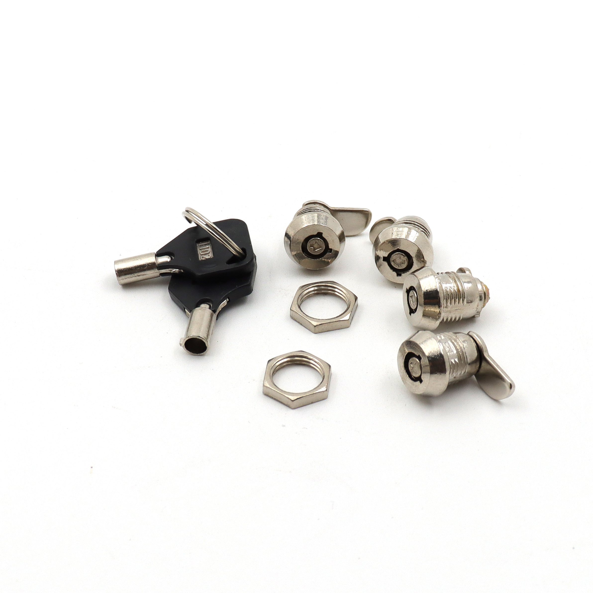 M12-10 mini cylinder Quarter Turn Latch cabinet mailbox toolbox tubular ...