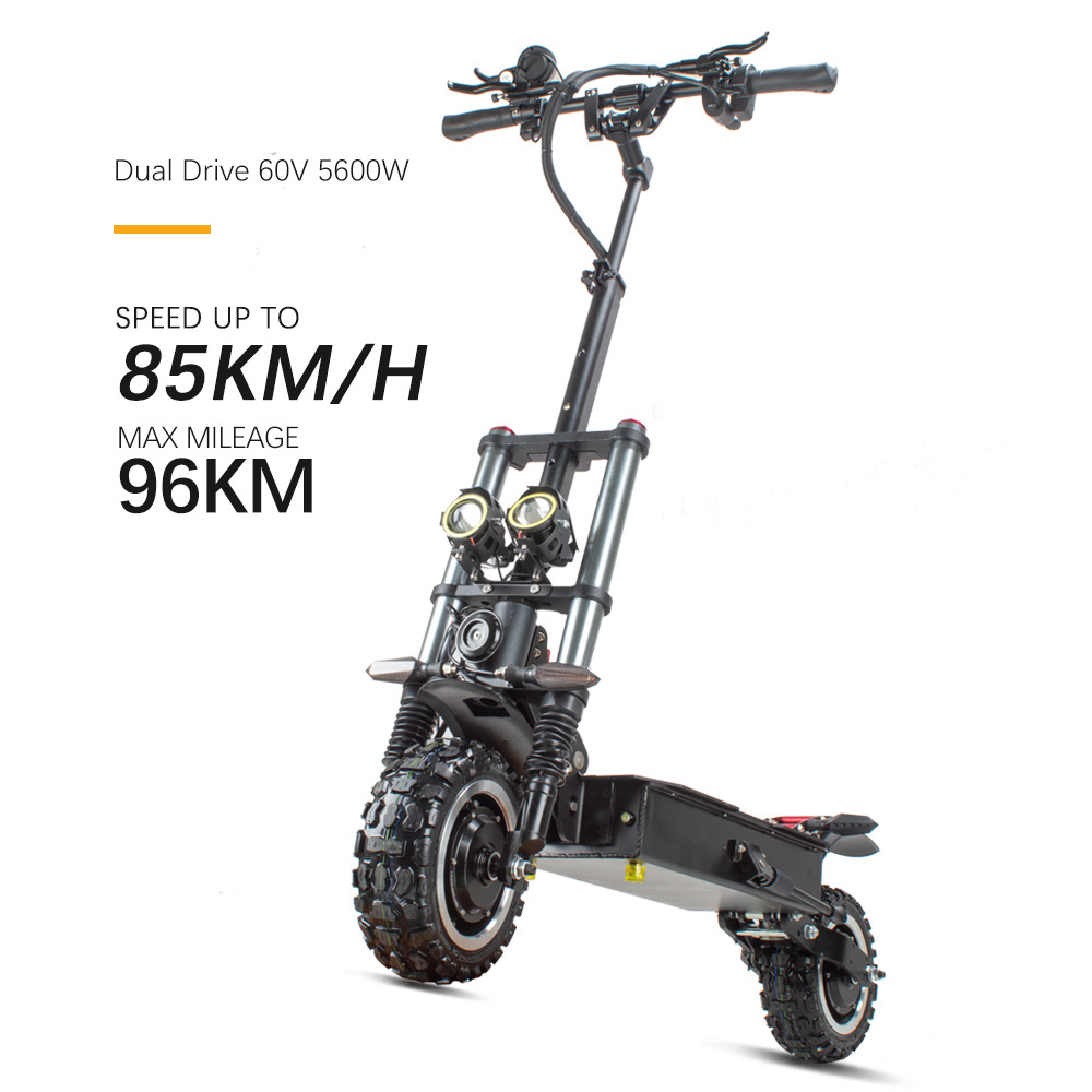 Halo Knight 60V Outdoor Sports Electric Scooters 5600W 90KM Long Range Off Road Adult Electric ...