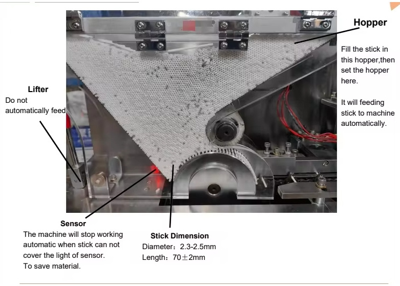 full automatic Cotton Swab Making Machinery Stick Production Line ...