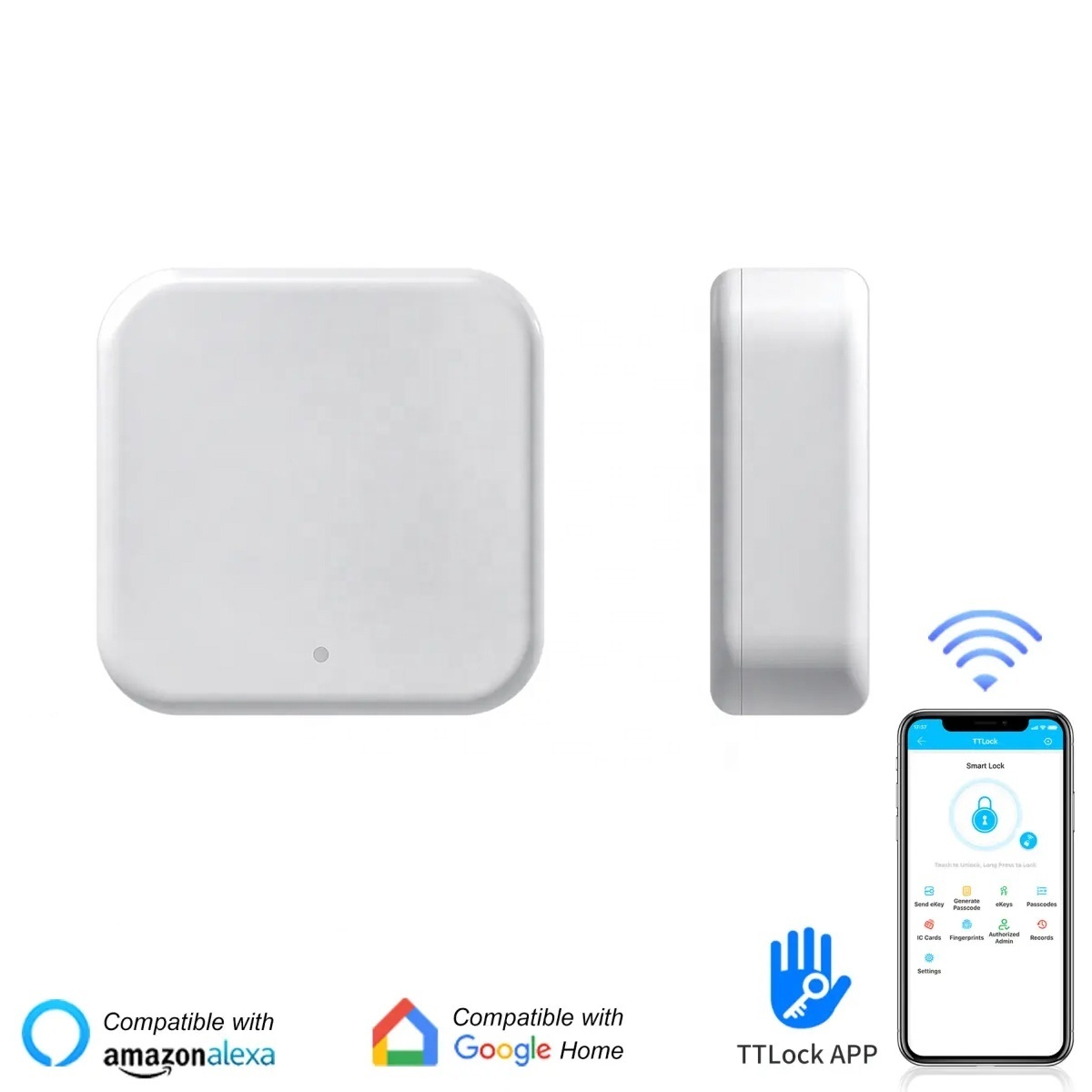 Ttlock Smart Door Lock Remote Unlock Smart Hotel Gateway Wifi 4G Module ...