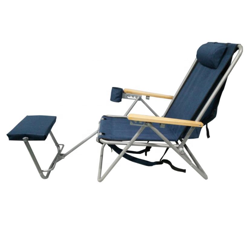 Folding Beach Chair with footrest ,sun lounger,camping chair Reclining ...