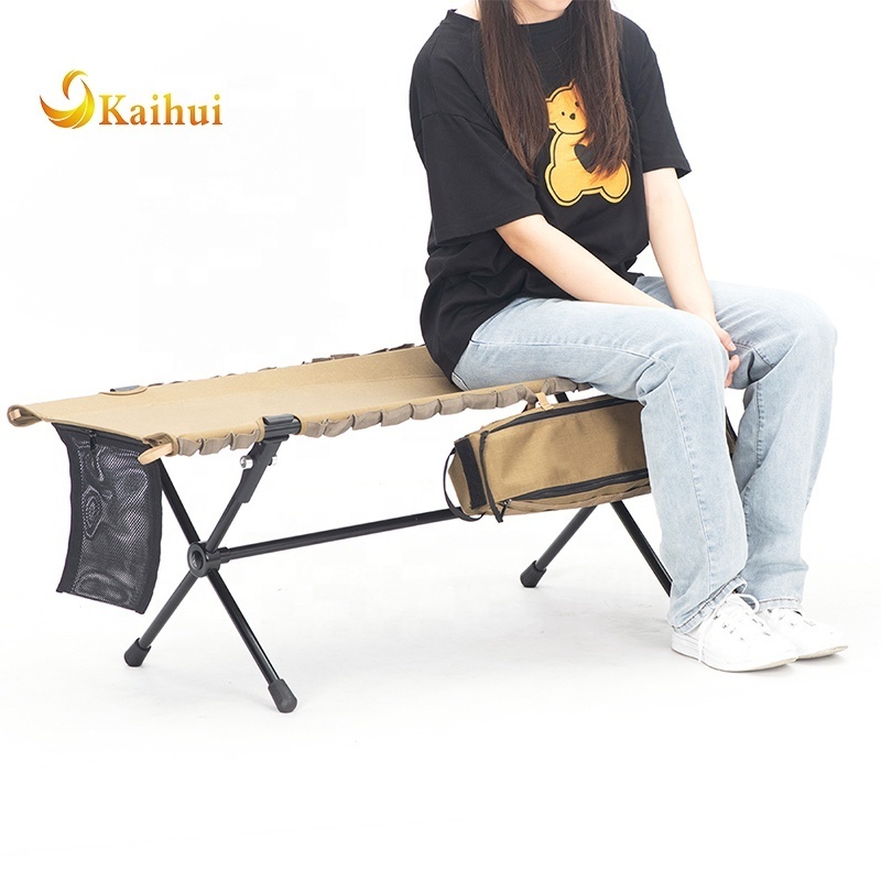 Outdoor portable compact lightweiht camping double chair blackened ...