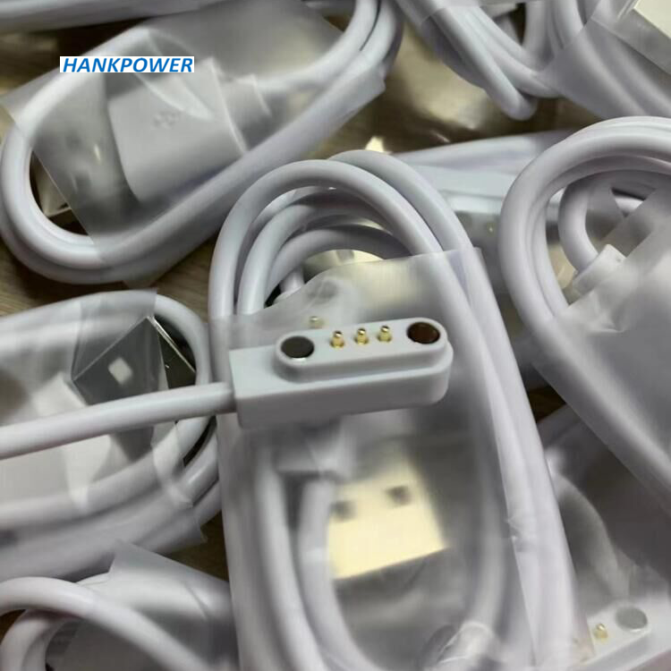 USB A Male to 3 Pin Pogo Power Charger Cable 3pin Magnetic Charger ...
