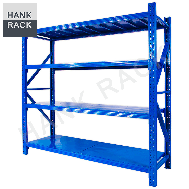 Height Adjustable Medium Duty Steel Shelving Long Span Rack Storage ...