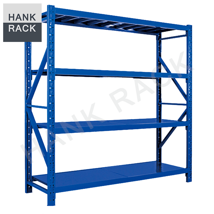 Height Adjustable Medium Duty Steel Shelving Long Span Rack Storage ...