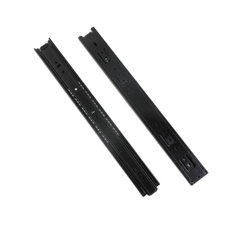 Full Extension 3 Fold Load Bearing Slide Rail Heavy Duty Slides Bottom ...