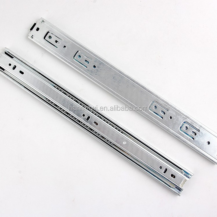 Full Extension 3 Fold Load Bearing Slide Rail Heavy Duty Slides Bottom ...