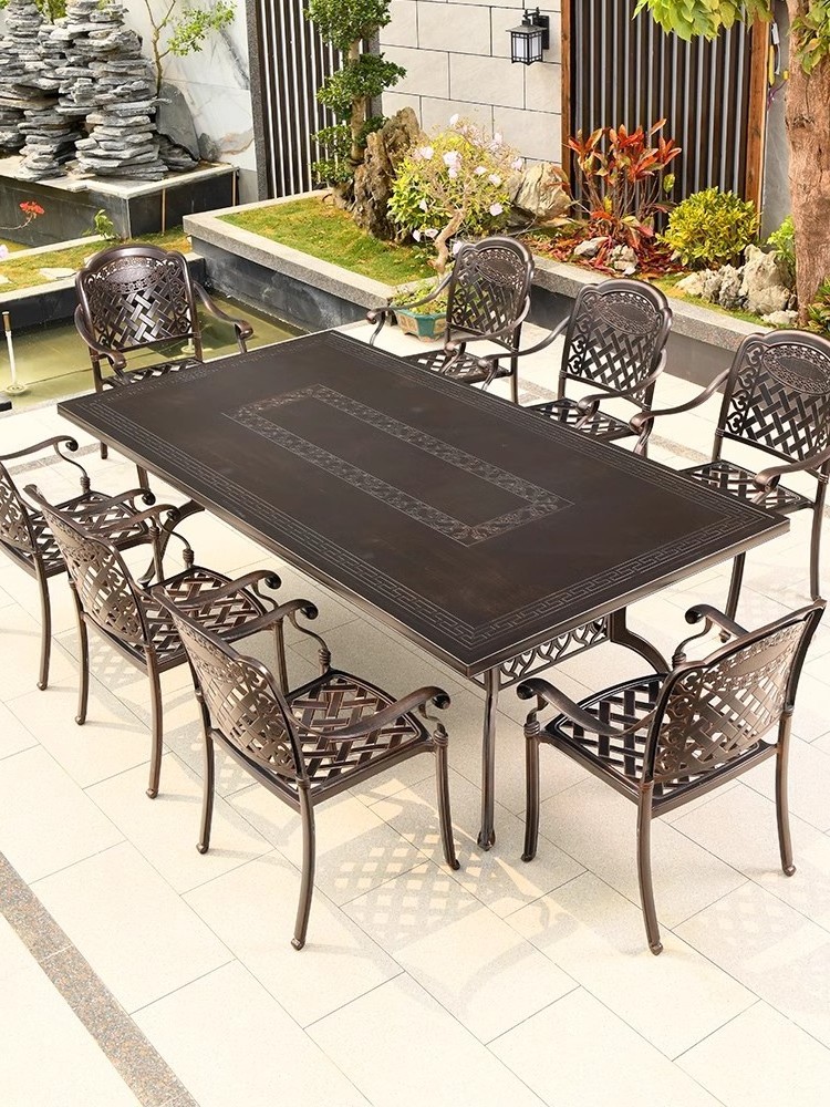 Outdoor furniture furniture metal cast clearance iron