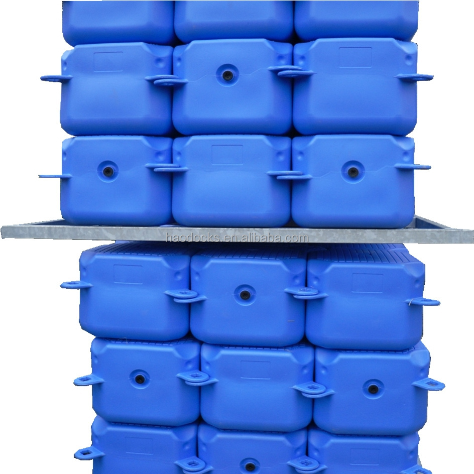 Light Duty HDPE Plastic Modular Floating Dock Marine Working Crane ...