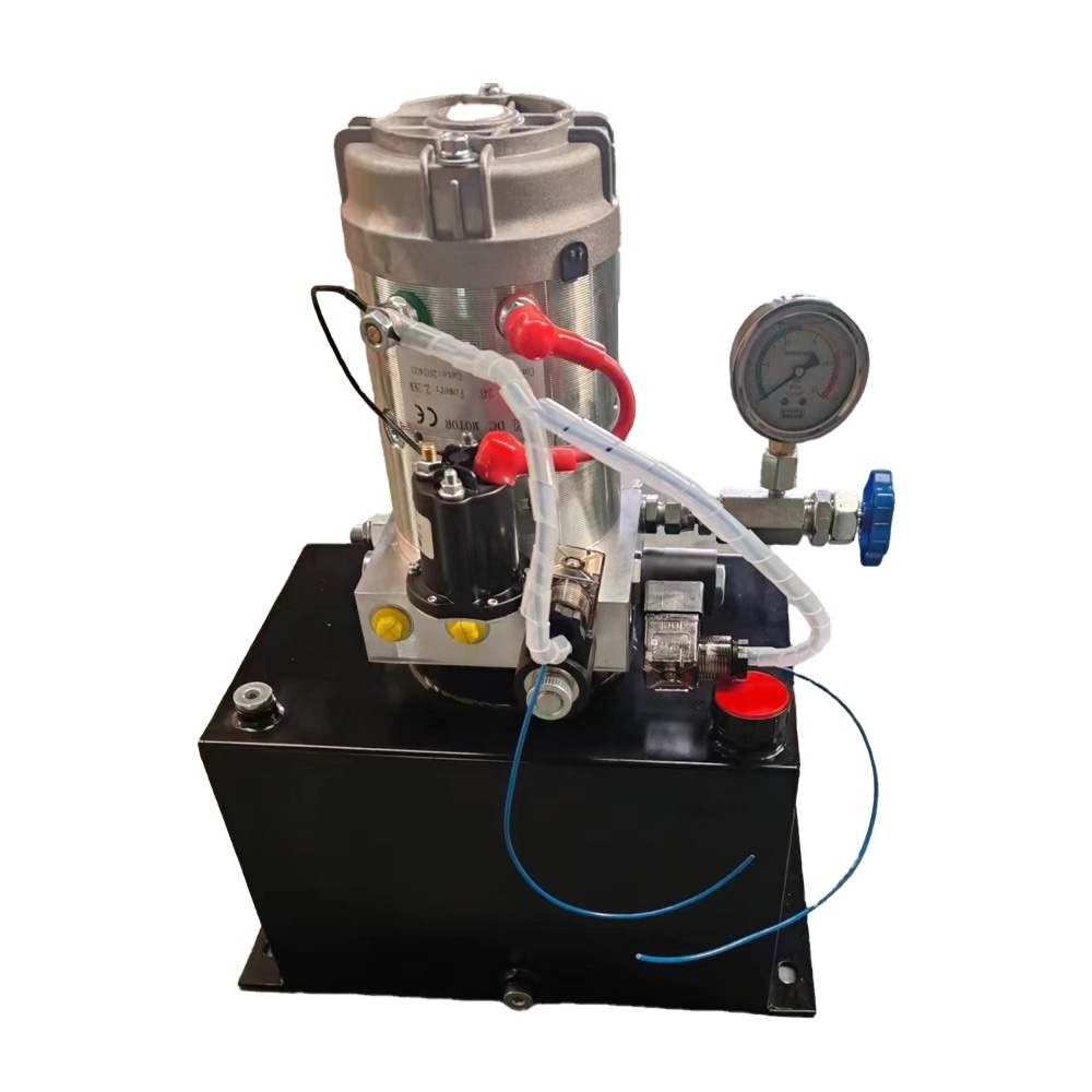 Hydraulic pump 15L Hydraulic Power Unit, Single Acting Power Unit 12 V ...