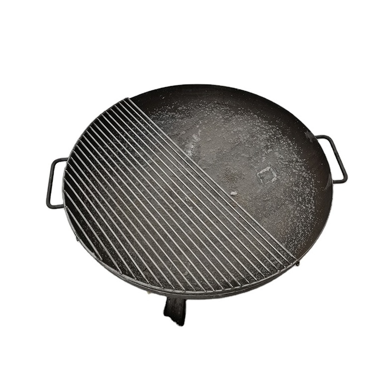 bbq grills Garden Rusty Metal Raised Corten Steel Wood Burning Barbecue ...