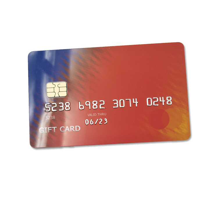 Custom Logo Embossed Number credit card style plastic business card ...