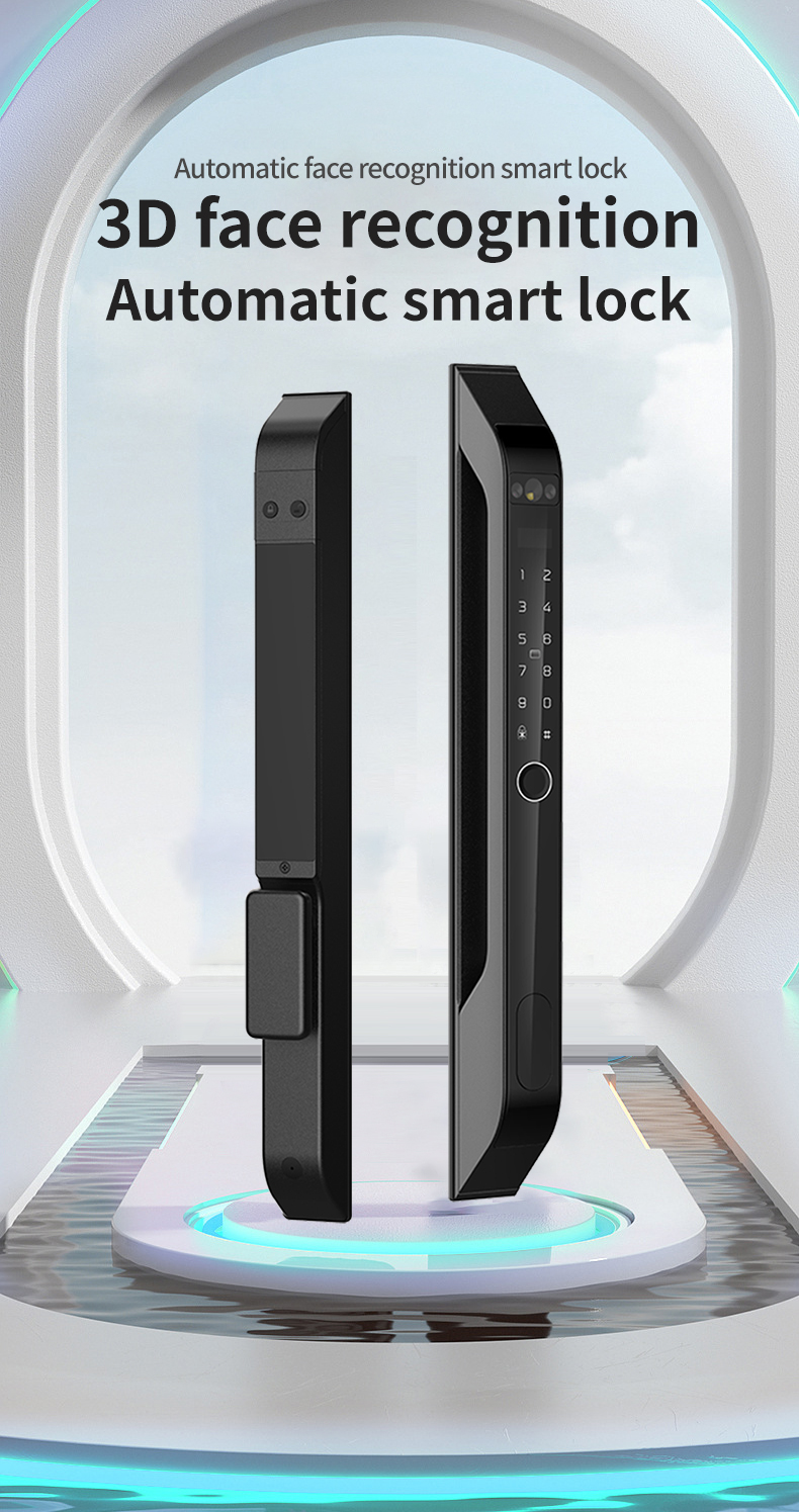 sliding door lock IP65 waterproof app smart lock aluminum door use ...