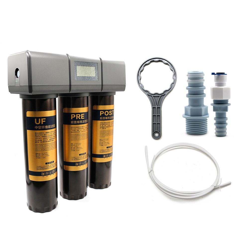 Stainless Steel Drinking Water Water Purifier Filter 3 Stages Water ...