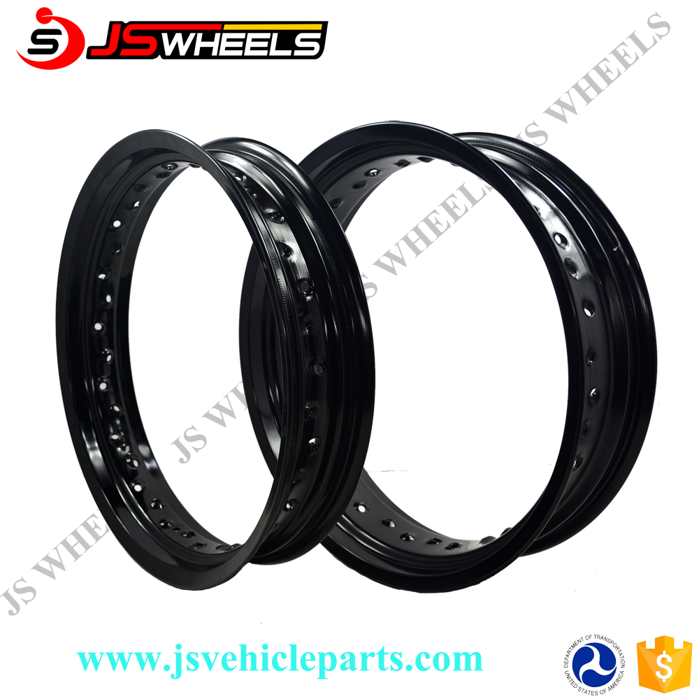 17 Inch Super Motard Motorcycle Blue Alloy Spoked motorcycles wheel ...