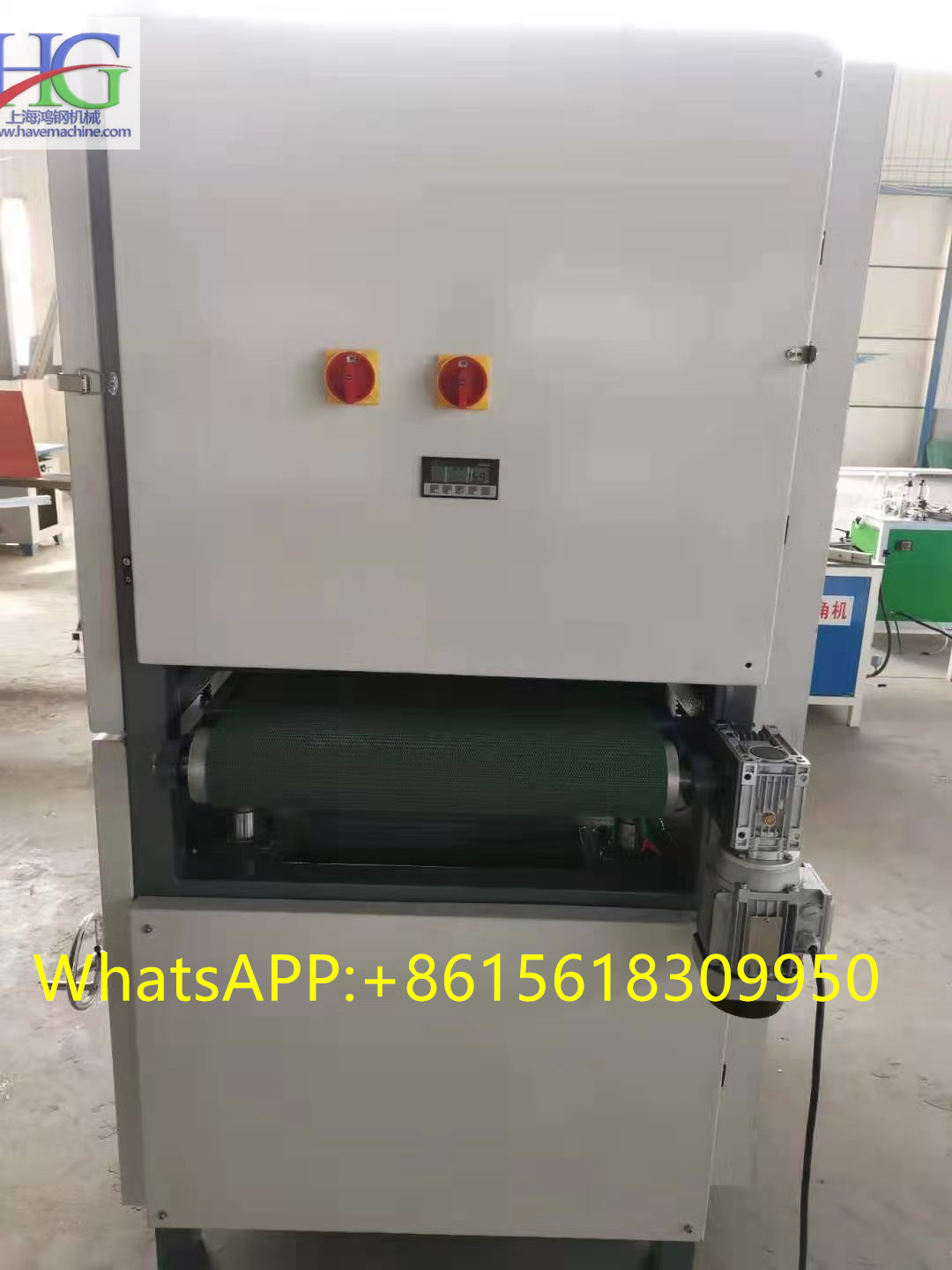 Fully automatic sander Woodworking panel polishing machine Wood/Metal ...