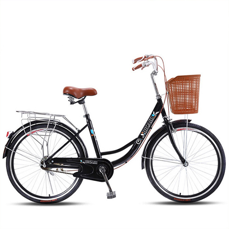 Custom old type bicycle 26 inch wheel adult bike traditional lady city ...