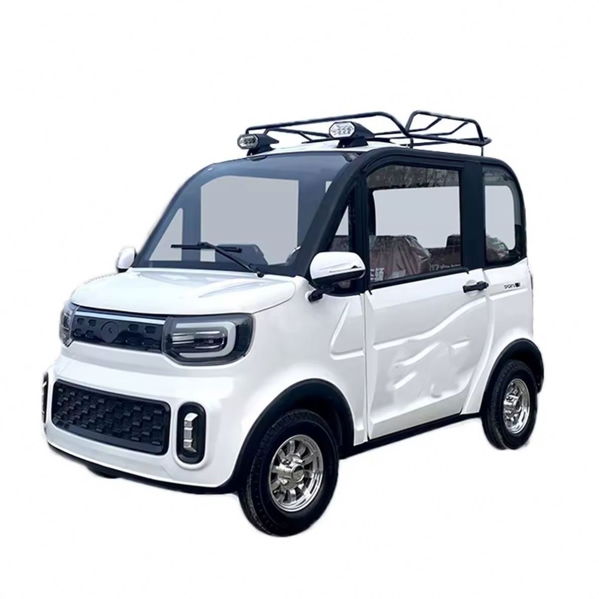Cheap 4 Wheel Mini New Energy Electric Cars 2 Door 4 Seater Ev Car Mini ...