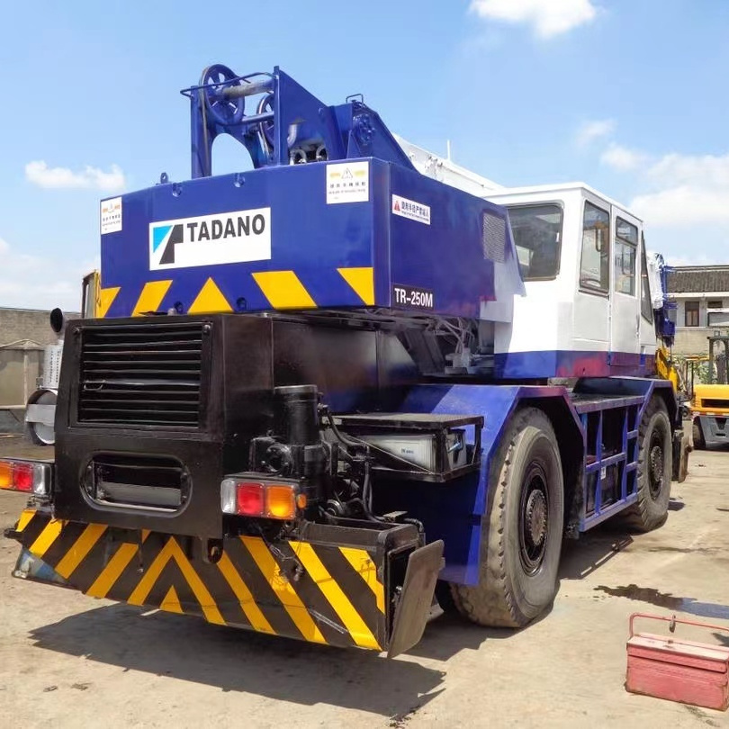 Used Japanese Tadano Crane TR-250m 25t 25ton Tadano Rough Terrain Crane ...
