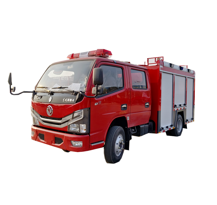 Small fire truck price Double cabin fire truck 2.5T mini type fire ...