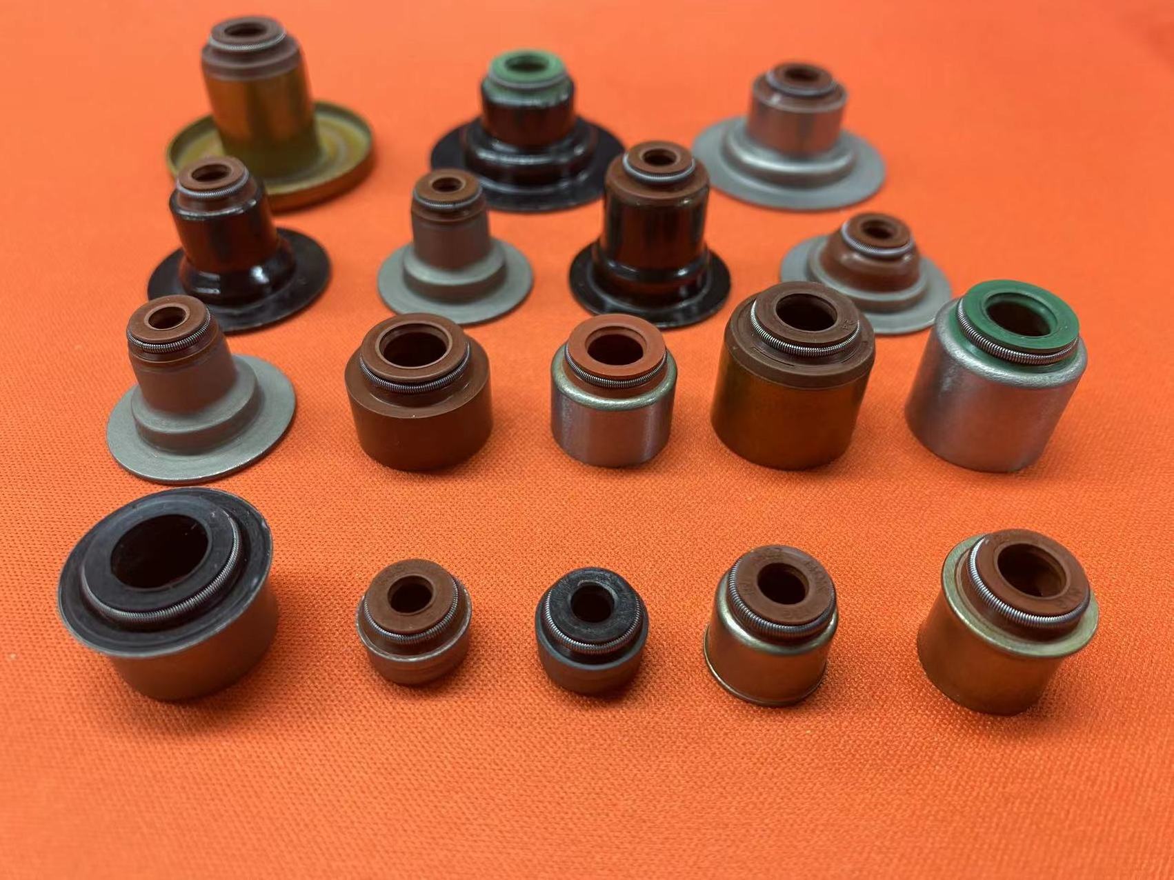 Factory valve seals engine valve stem valve guide seals nbr fkm Rubber ...