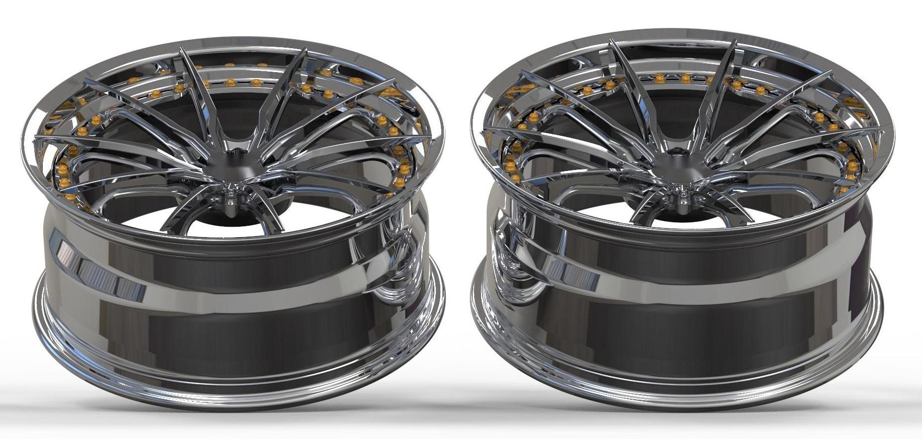 Premium Forged Alloy Wheels - Concave Design | 18-24 Inch Two Piece ...