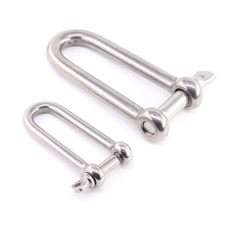European Type Stainless Steel 304/316 Straight D Shackle Screw Pin ...