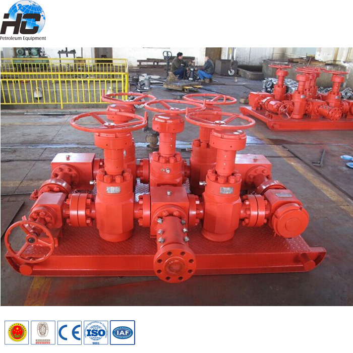 Wellhead control equipment oil drilling choke manifold / oil manifold ...